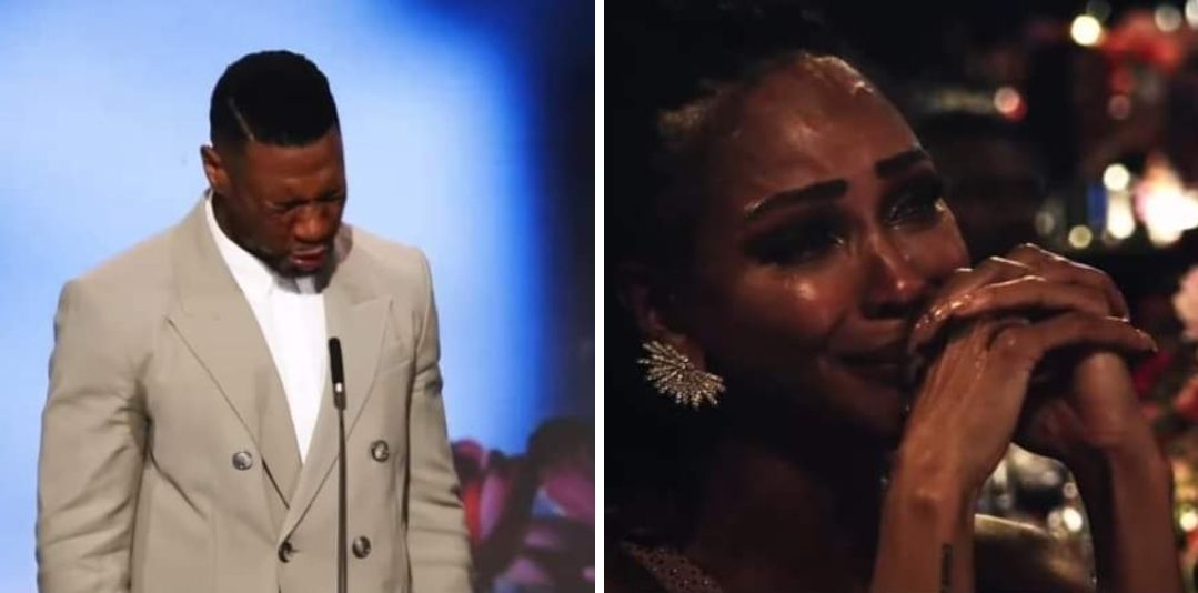 Jonathan Majors Gets Emotional Over Meagan Good During Acceptance ...